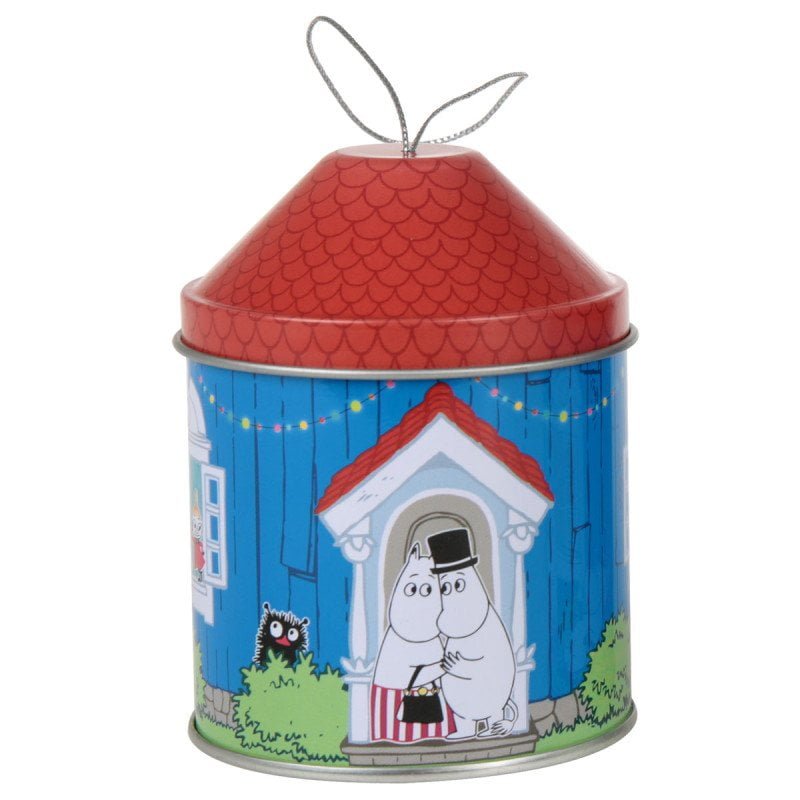 Plåtburk Muminhuset, Ø 6,5 cm H 9 cm - Heminreda.se