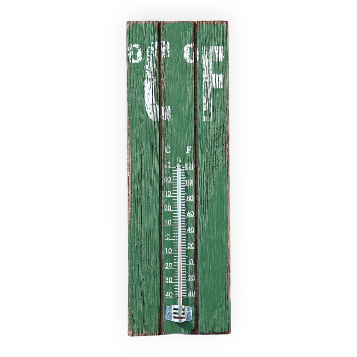 Termometer i trä grön - Heminreda.se